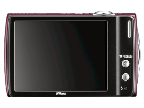 Nikon Coolpix S230 10MP Digital Camera with 3x Optical Zoom and 3 inch Touch Panel LCD (Plum)