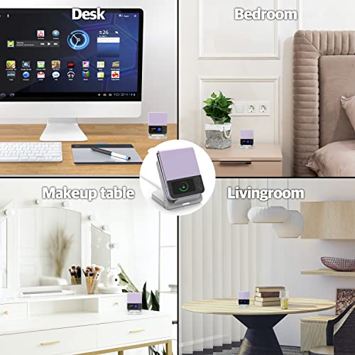 2C2Y for Galaxy Z Flip 4 Wireless Charger Compatible with Samsung Galaxy Z Flip 4, Z Flip 3, Z Flip 2 Qi-Certified 10W Fast Wireless Charging Stand (White)