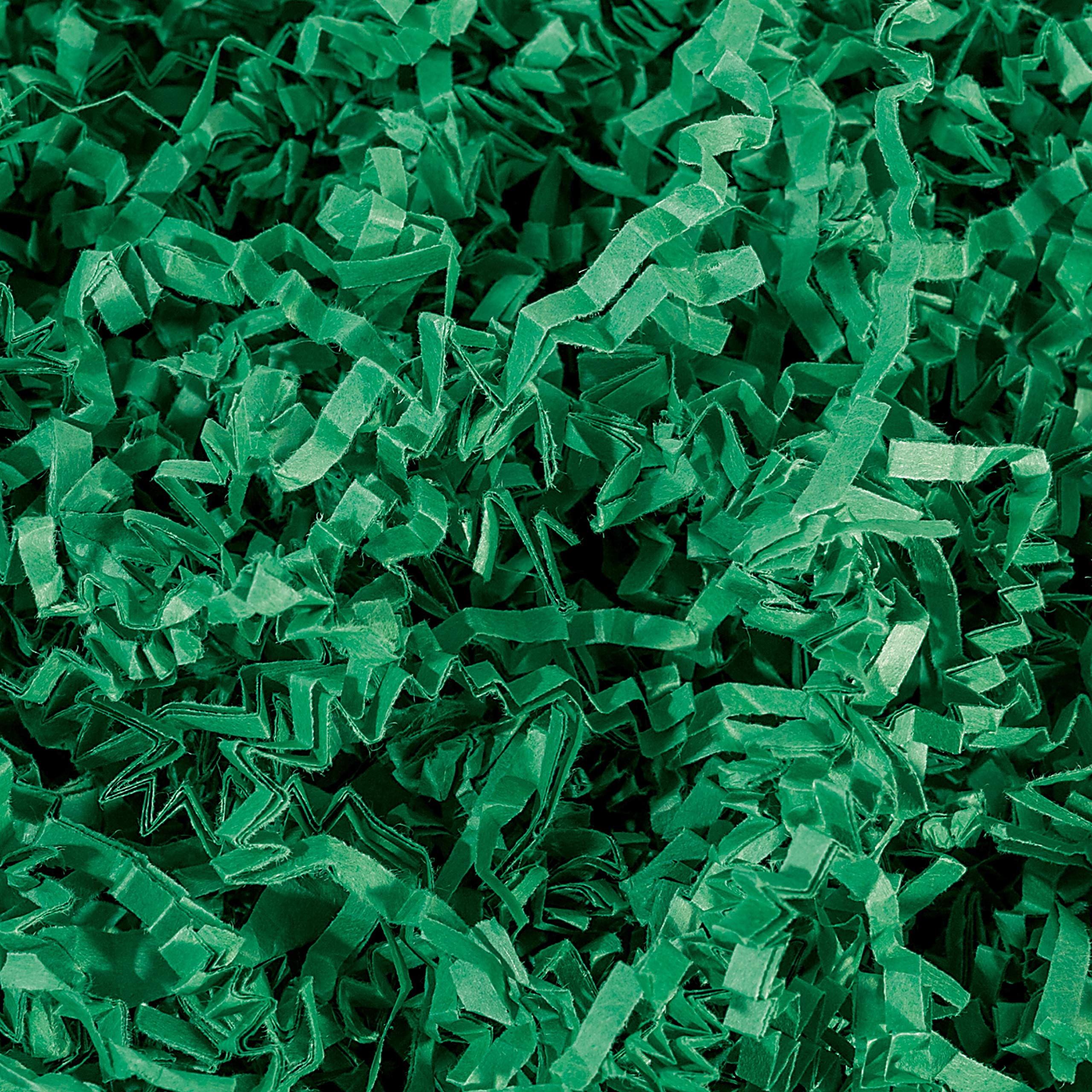 MagicWater Supply Crinkle Cut Paper Shred Filler (1 LB) for Gift Wrapping & Basket Filling - Green