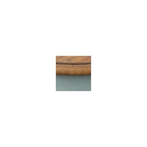 Signature Design by Ashley Mirimyn Farmhouse Round Accent Table, Teal & Brown