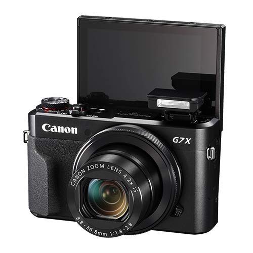 Canon PowerShot G7 X Mark II Digital Camera 20.1MP with 4.2X Optical Zoom Full-HD Point and Shoot Kit Bundled with Complete Accessory Bundle + 64GB + Monopod & More - International Model (Renewed)
