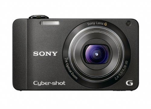 Sony DSC-WX10 Cyber-Shot 16.2 MP Exmor R CMOS Digital Still Camera with 7x Wide-Angle Optical Zoom G Lens and Full HD 1080/60i Video (Black)
