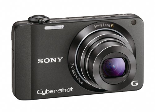 Sony DSC-WX10 Cyber-Shot 16.2 MP Exmor R CMOS Digital Still Camera with 7x Wide-Angle Optical Zoom G Lens and Full HD 1080/60i Video (Black)