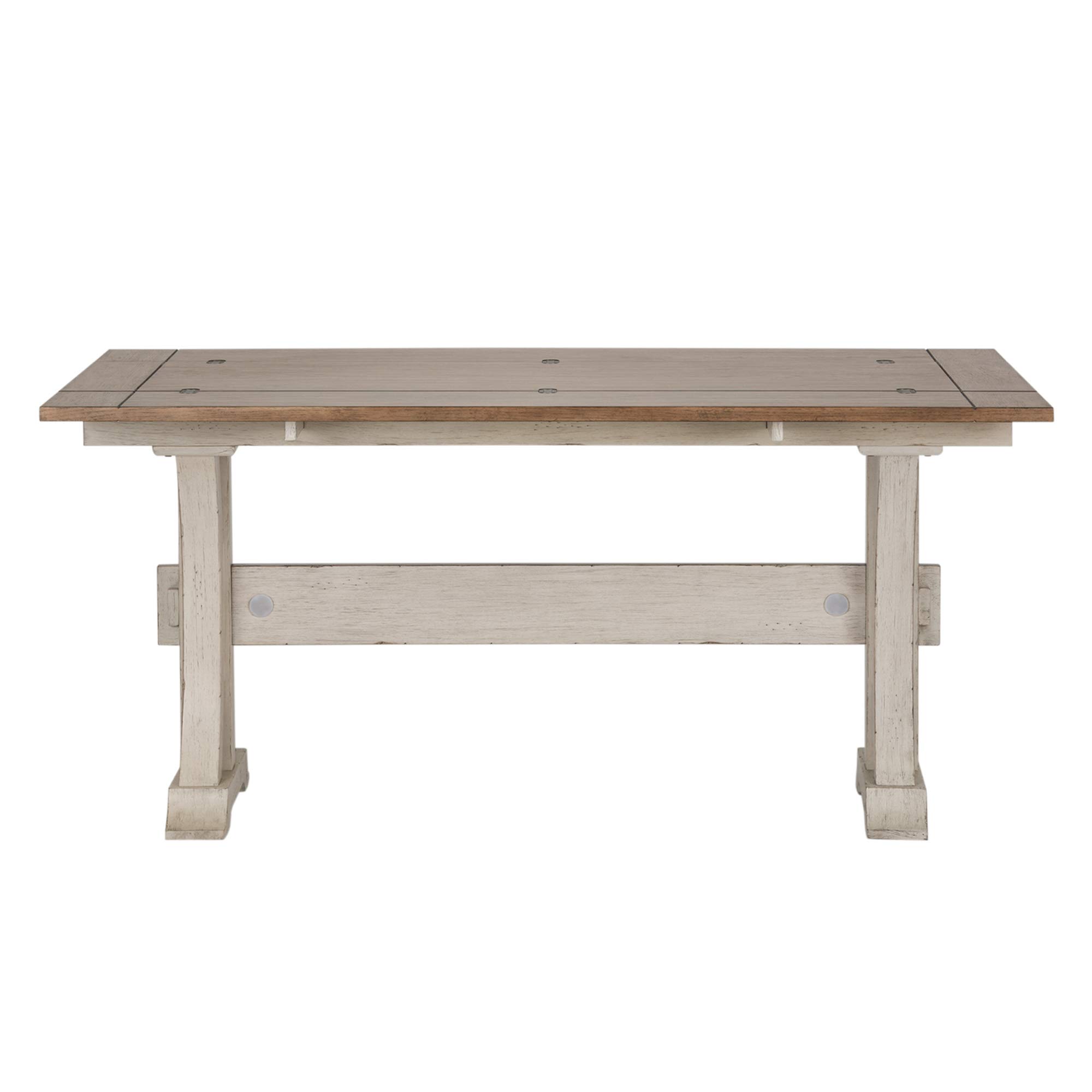 Liberty Furniture Industries Farmhouse Reimagined Flip Lid Sofa Table, W64 x D36 x H31, White
