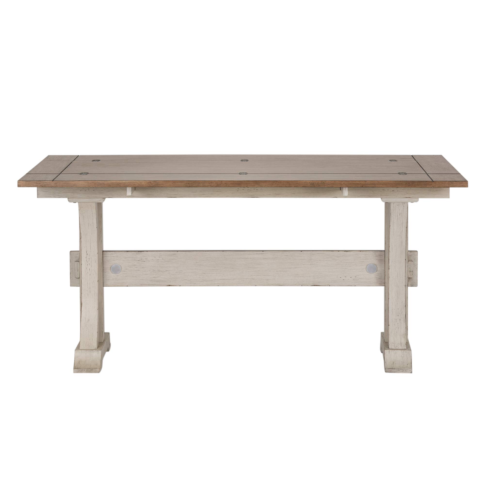 Liberty Furniture Industries Farmhouse Reimagined Flip Lid Sofa Table, W64 x D36 x H31, White