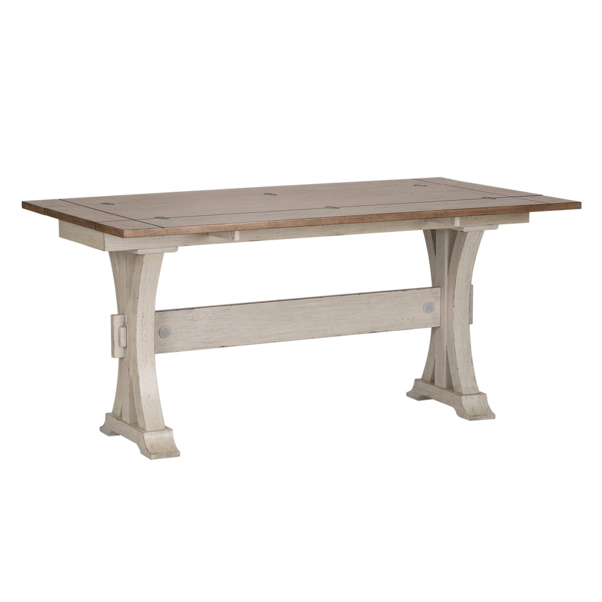 Liberty Furniture Industries Farmhouse Reimagined Flip Lid Sofa Table, W64 x D36 x H31, White