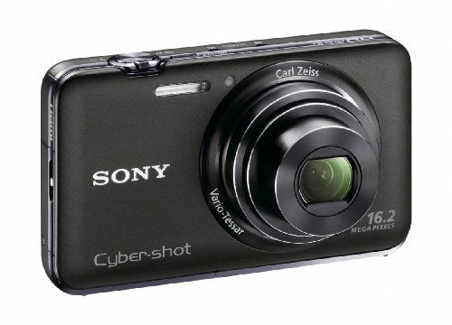 Sony Cyber-Shot DSC-WX9 16.2 MP Exmor R CMOS Digital Still Camera with Carl Zeiss Vario-Tessar 5x Wide-Angle Optical Zoom Lens and Full HD 1080/60i Video (Black)