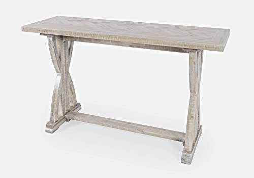 Jofran Inc. Fairview Rustic Trestle Sofa Console Table