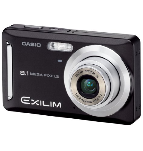 Casio Exilim EX-Z9BK 8MP 3x Zoom 2.6-Inch LCD Screen Digital Camera (Black)