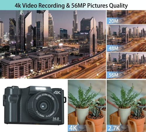 Digital Camera, Mini Camera with 16X Digital Zoom, 1080P Kid Camera 24MP Pocket Camera for Kids Teens Students