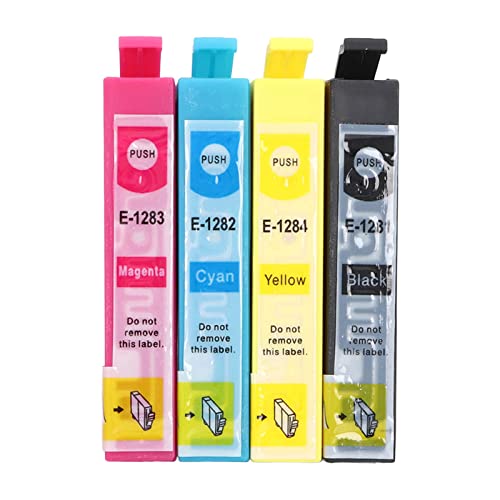 Hilitand 4Pcs Printer Cartridge Print Cartridge with Ink Simple Installation Printing Ink Cartridge for Office Print Photos, Test Papers, Documents