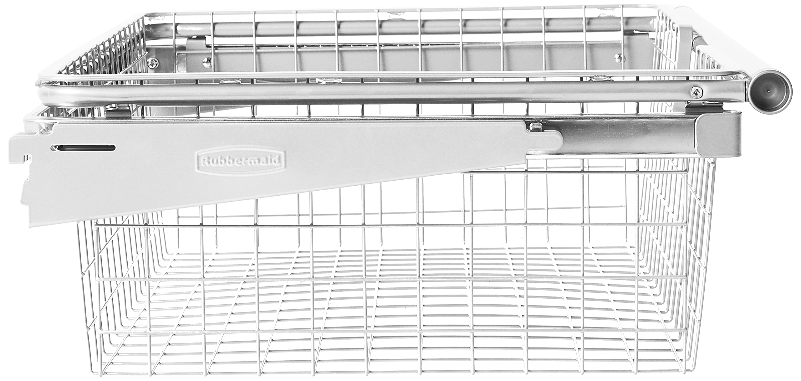 Rubbermaid Configurations Sliding Basket for Closet Drawer Organization, Sturdy Slide Out Basket, Titanium