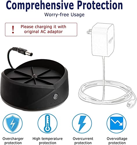 Battery Base for Echo 3 & Echo Plus 2 Make Them Portable Not Include The Speaker or Charge Cord ( Upgrade Version)