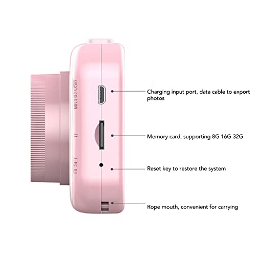Kids Selfie Camera,HD Digital Video Cameras Dual Lens 40MP MP3 Player Eyeshield Big Screen Christmas Birthday Festival Gift for Children