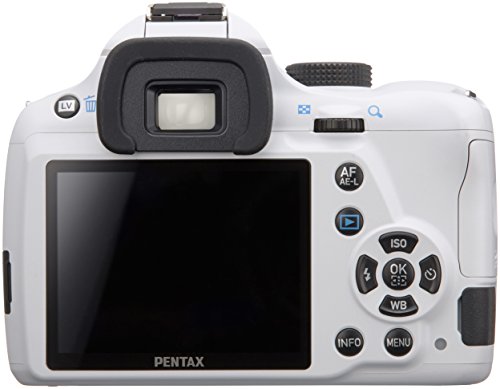 Pentax K-50 16MP Digital SLR Camera Kit with DA L 18-55mm WR f3.5-5.6 and 50-200mm WR Lenses (White) - International Version