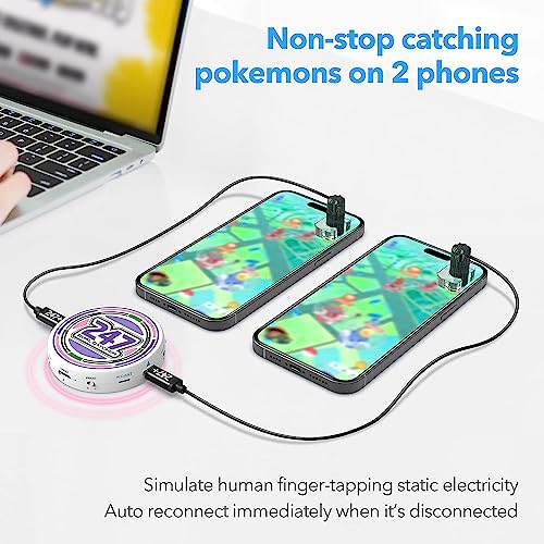 Mcbazel PhotoFast 247 Dual Auto Catcher with Auto-tap, Auto Reconnect, Over 1-Hour Connection Function Compatible with iOS & Android