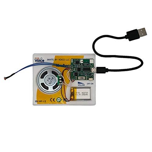 MultiPlay Light Activated Recordable Sound Chip | Records and Plays Multiple Songs and Voice Messages | Add Sound to Personalized Music Boxes, Craft Projects, Hobbies, Musical Keepsake Boxes, etc
