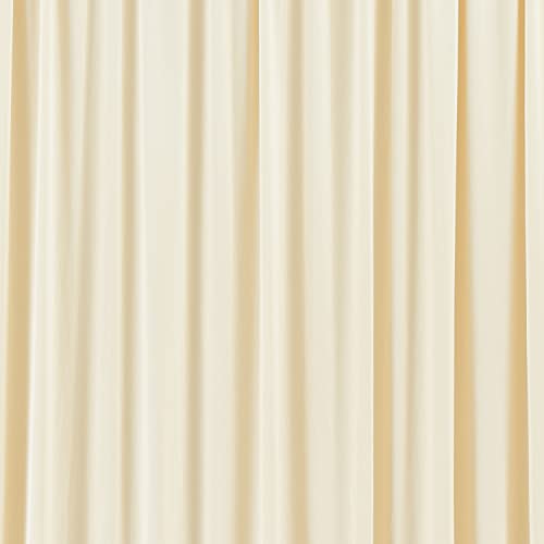 10 ft x 10 ft Wrinkle Free Champagne Backdrop Curtain Panels, Polyester Photography Backdrop Drapes, Wedding Party Home Decoration Supplies