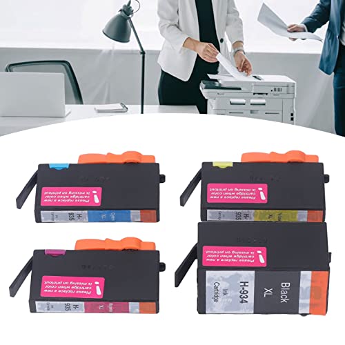 Hilitand 4 Color Ink Cartridges Refill Cartridge Replacement Print Photos, Test Papers, Documents Printer Cartridge for Printer Accessories