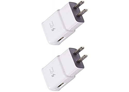 Original Samsung Adaptive Fast Charging Wall Adapter for Galaxy Galaxy S8 S9 Plus Note 8 (2 PACK)