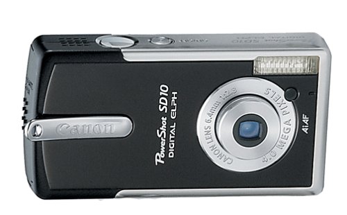 Canon Powershot SD10 4MP Digital Camera (Black)