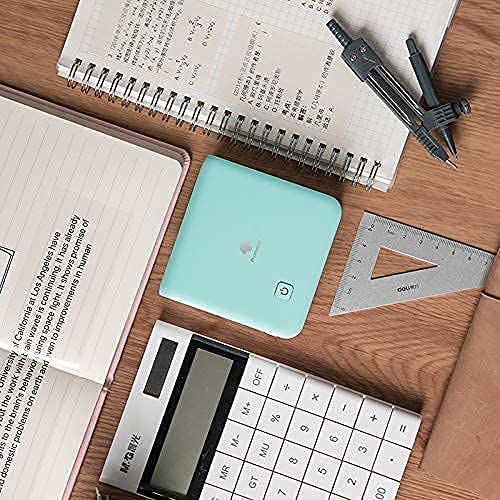 Phomemo M02 Pro Pocket Printer - with 3 Rolls Transparent White Paper, Compatible with iOS + Android for Plan Journal, Study Notes, Art Creation, Work, Gift