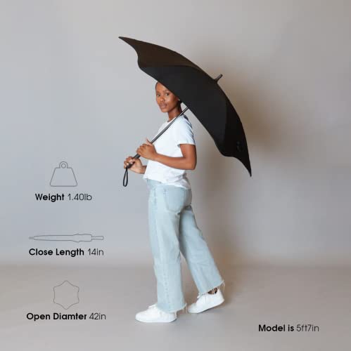 Blunt Classic Stick Umbrella 48” – Waterproof & Wind Resistant Radial Tensioning System – Strong & Compact & Light – Built to Last – Easy to Use [Perfect for Travel & Commuting]