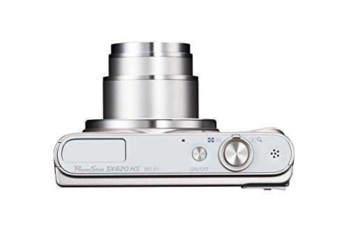Canon PowerShot SX620 Digital Camera w/25x Optical Zoom - Wi-Fi & NFC Enabled (Silver) (Renewed)