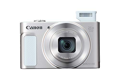 Canon PowerShot SX620 Digital Camera w/25x Optical Zoom - Wi-Fi & NFC Enabled (Silver) (Renewed)