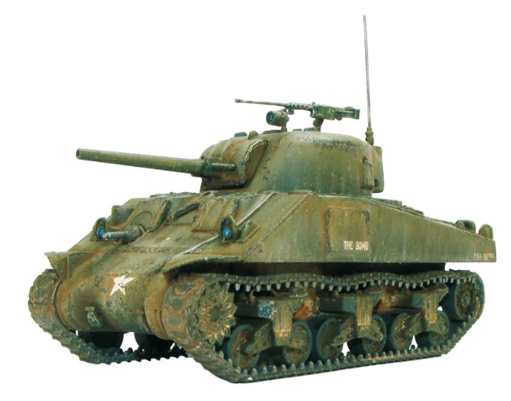 Bolt Action M4 Sherman Medium Tank 1:56 WWII Military Wargaming Plastic Model Kit
