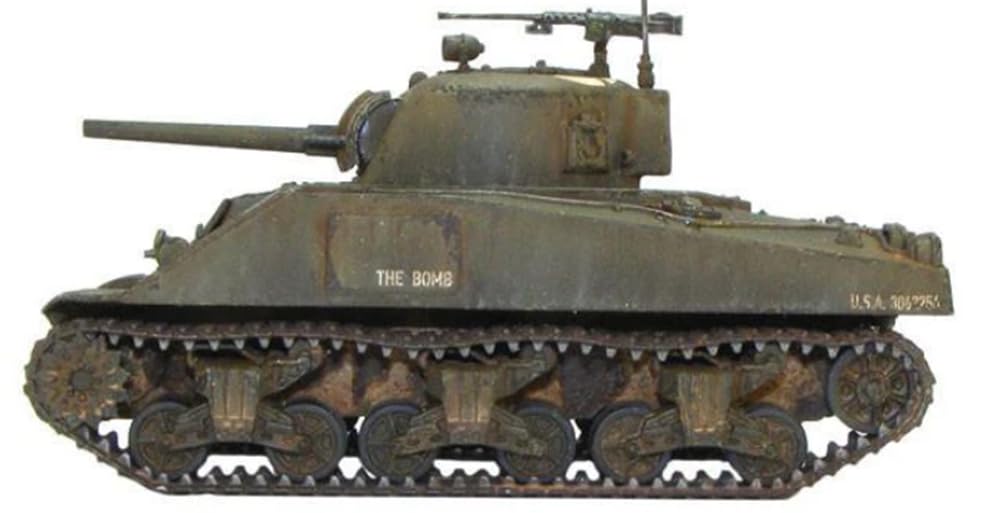 Bolt Action M4 Sherman Medium Tank 1:56 WWII Military Wargaming Plastic Model Kit
