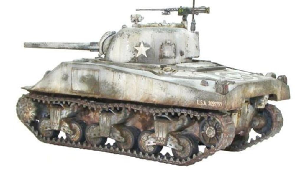 Bolt Action M4 Sherman Medium Tank 1:56 WWII Military Wargaming Plastic Model Kit