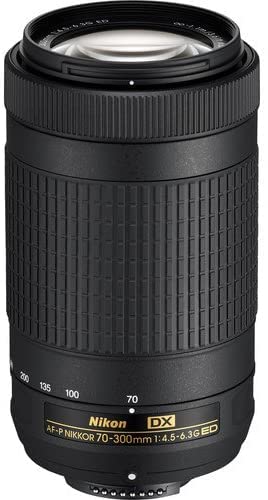 Nikon D7500 20.9 MP DSLR Camera Video Kit with AF-P 18-55mm VR Lens & AF-P 70-300mm ED VR Lens + LED Light + 32GB Memory + Filters + Macros + Deluxe Bag + Professional Accessories (Renewed)