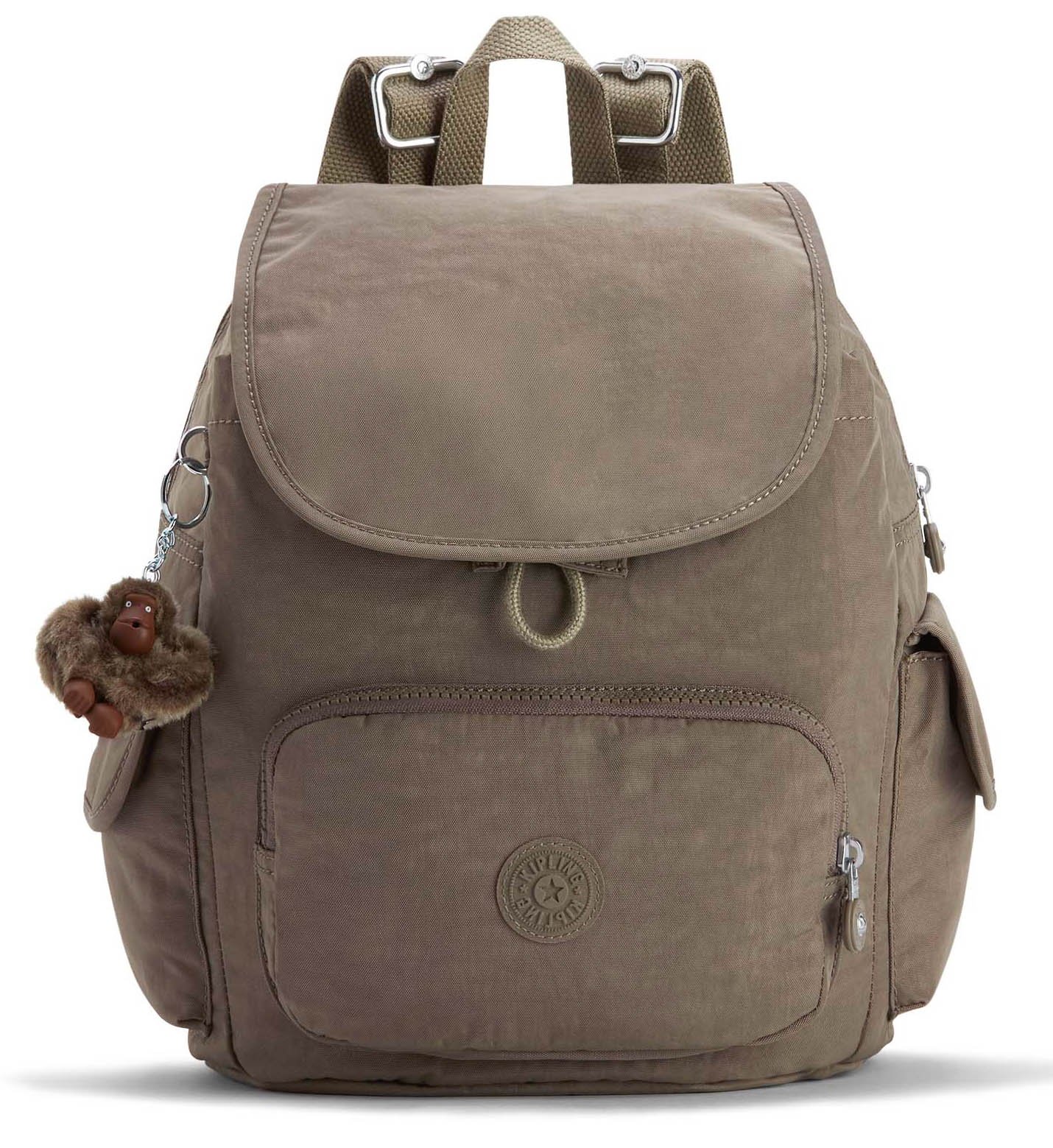 Kipling Backpack, Brown (True Beige True Beige), 27x33.5x19 cm