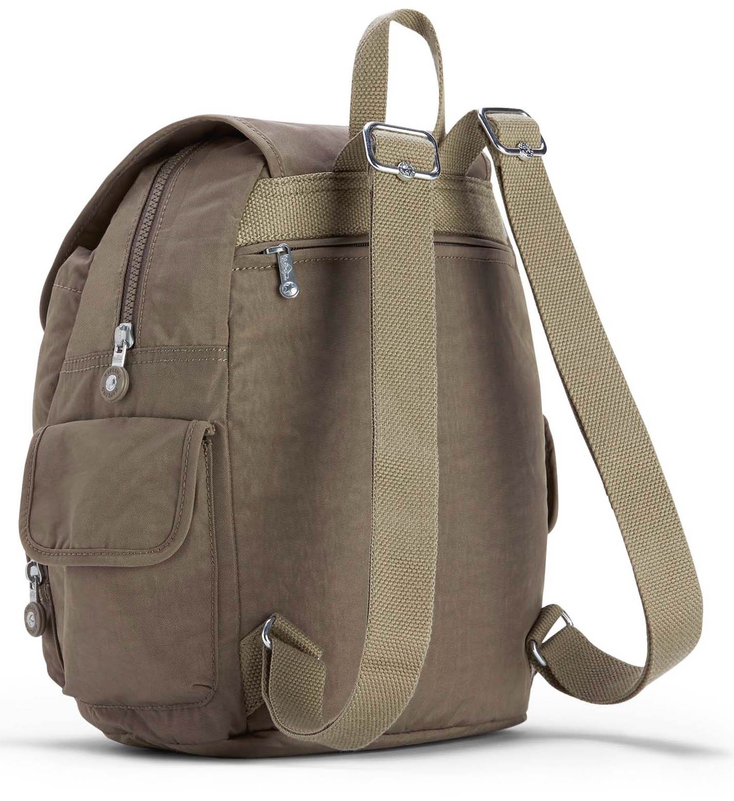 Kipling Backpack, Brown (True Beige True Beige), 27x33.5x19 cm