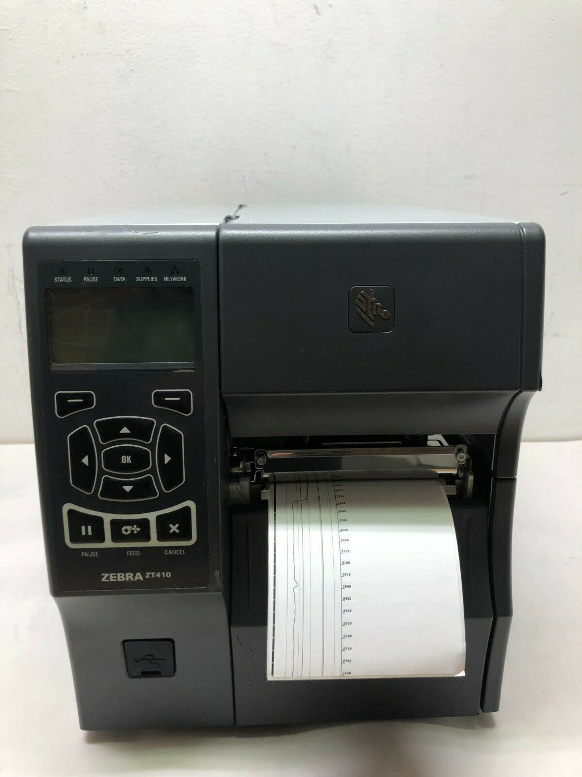 #GD3 Zebra ZT410 ZT41042-T010000Z Ethernet Bluetooth USB Printer W/Print, Cables
