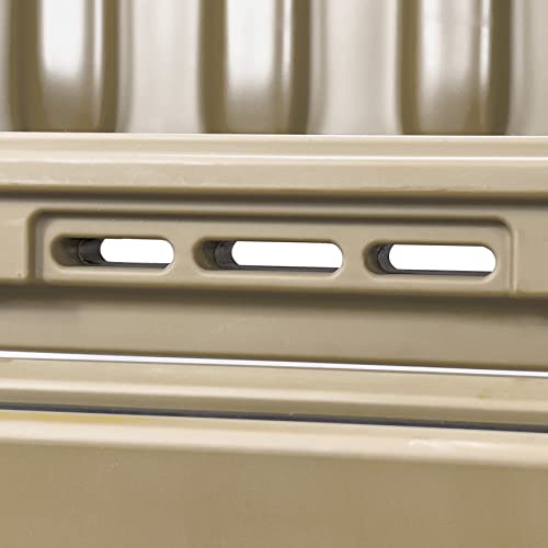 SR-90 Large Crossover Overland Cargo Case, Equipment Hard Case, Roto Molded, Stackable with Pad-Lock Hasp, Strap Mountable, TSA Standard, IPX4 Rated, 90 Liters (Tan)