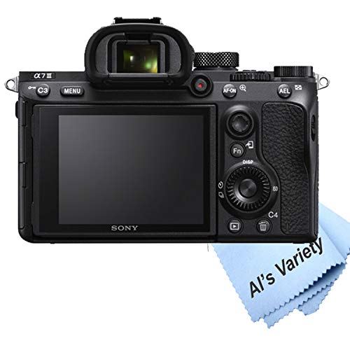 Sony Alpha a7 III Mirrorless Digital Camera with 24-70mm Lens + Shot-Gun Microphone + LED Always on Light+ 64GB Extreme Speed Card, Gripod, Case, and More (26pc Video Bundle)