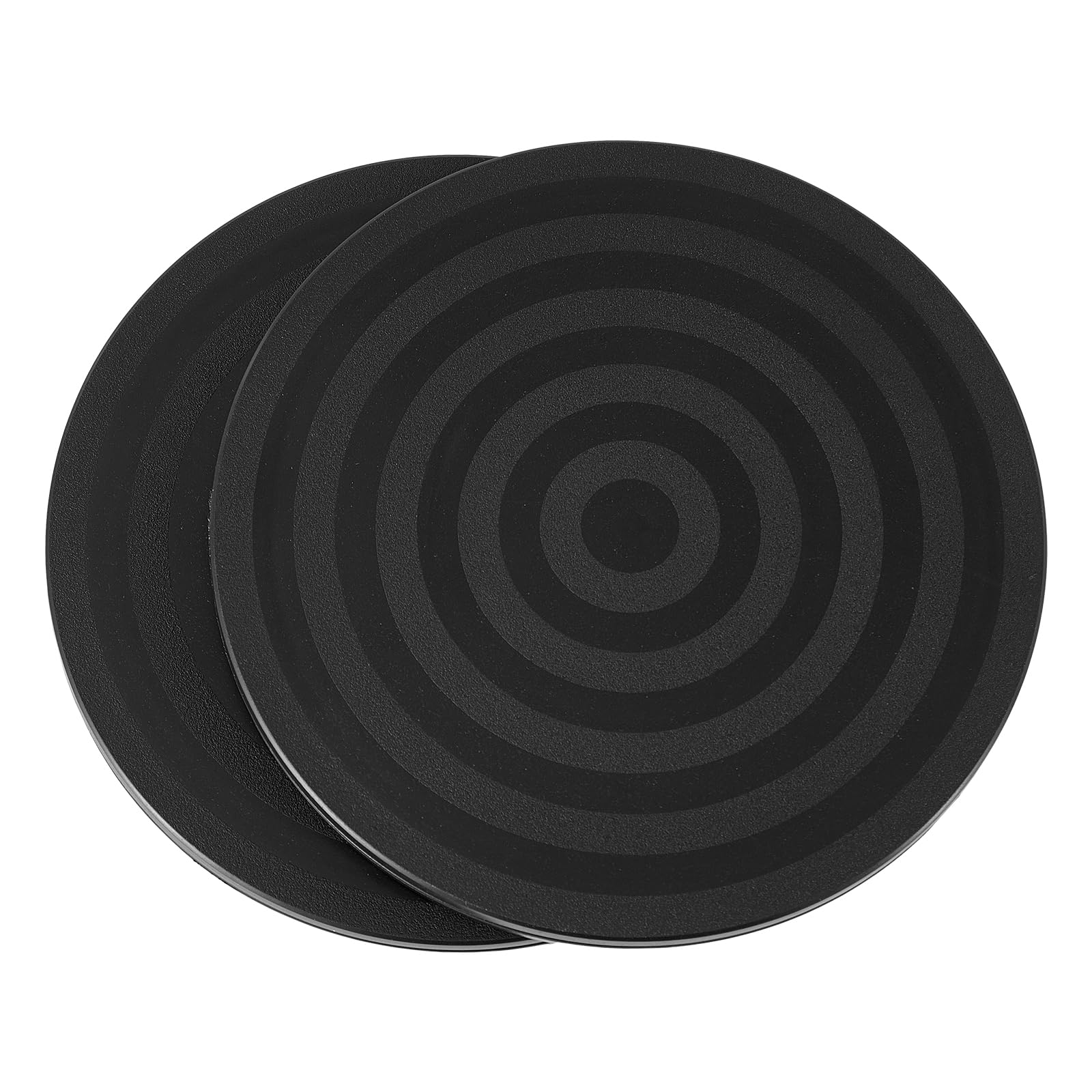 2 Pcs (8 Inch) Heavy Duty Rotating Swivel Stand - Lazy Susan with Steel Ball Bearings for Model Base/Rotating Plants/Crafts Stand Monitor/TV/Monitors/Potted Plants (360˚ Rotation)