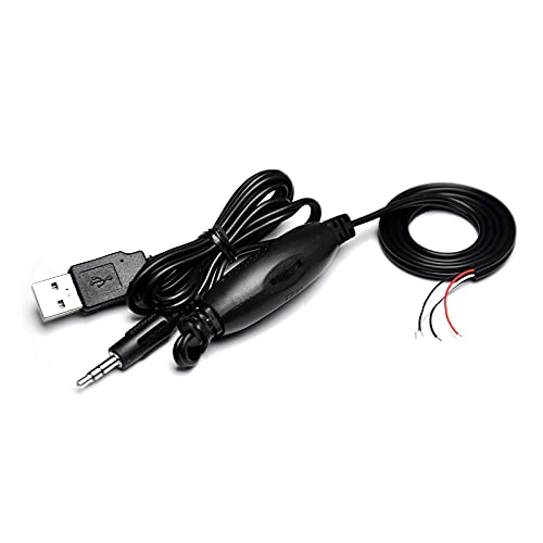 Gikfun 2" 4Ohm 3W Full Range Audio Speaker Stereo Woofer Loudspeaker with 3.5mm Audio Cable Extension Volume Control DIY Kit EK1755