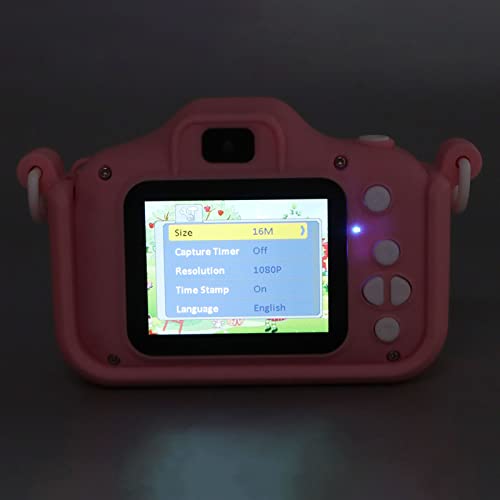 Digital Video Cameras, 2 Inch HD Screen for Kids Stimulate Kids Imagination Dual Front and Back MP3 Cameras for Photo (Without 32G Memory Card with Card Reader)