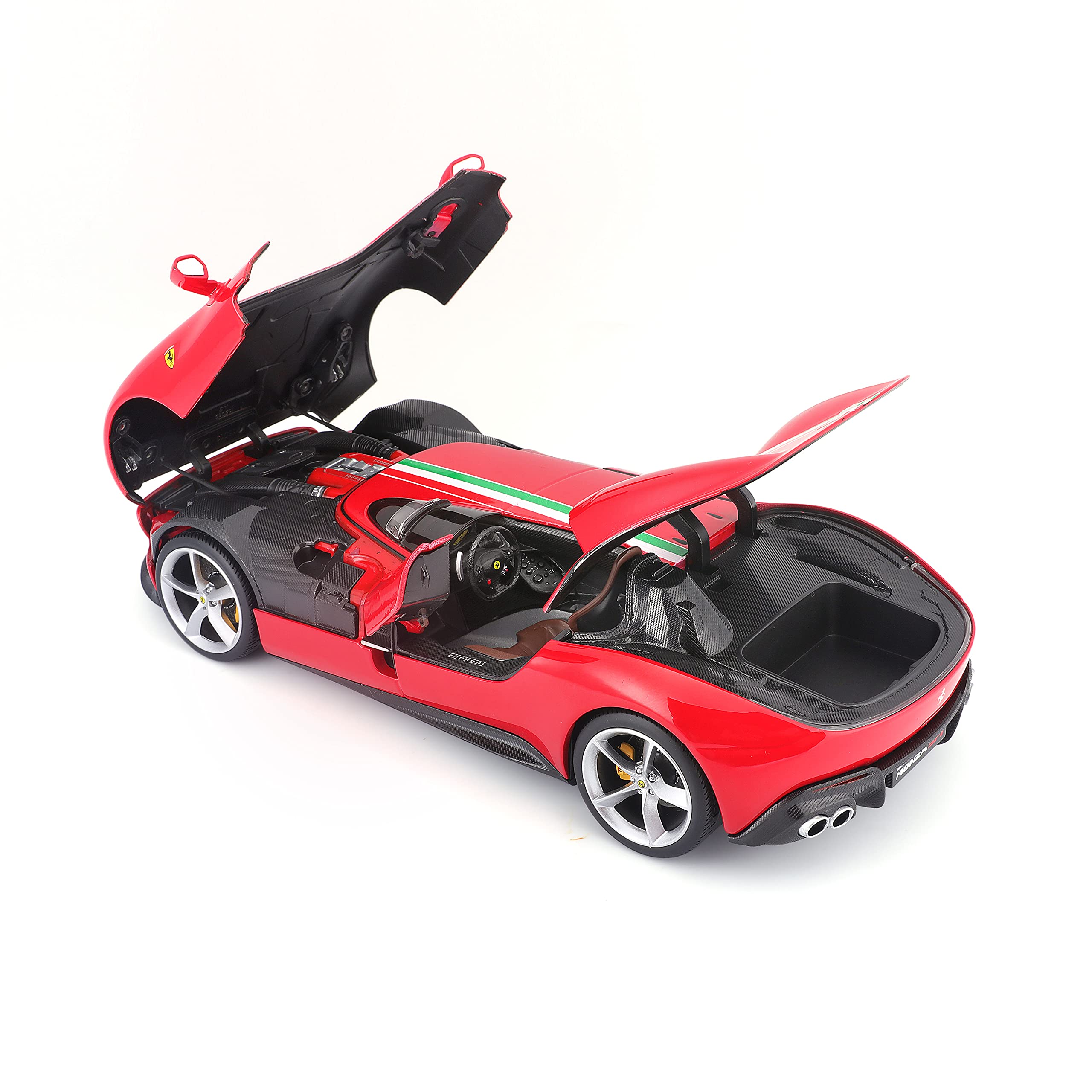 Bburago B18-16909 1:18 Ferrari Signature Monza SP-1, Assorted Designs and Colours