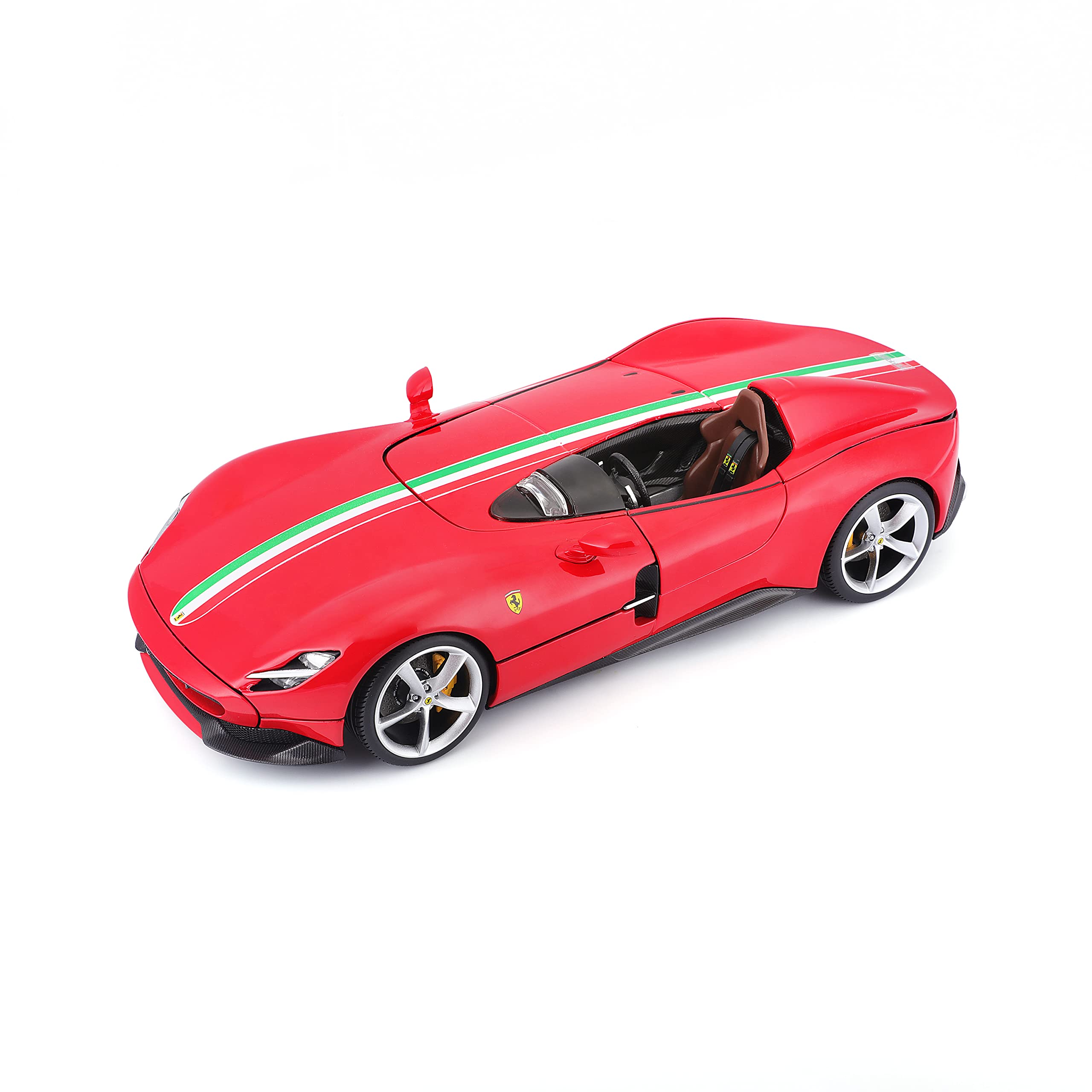Bburago B18-16909 1:18 Ferrari Signature Monza SP-1, Assorted Designs and Colours