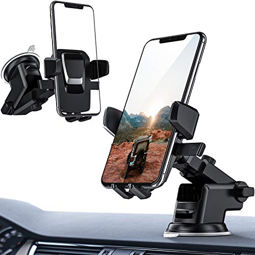 ORIbox Car Phone Mount, Dashboard Car Phone Holder, Washable Strong Sticky Gel Pad Fit for All Cell Phones