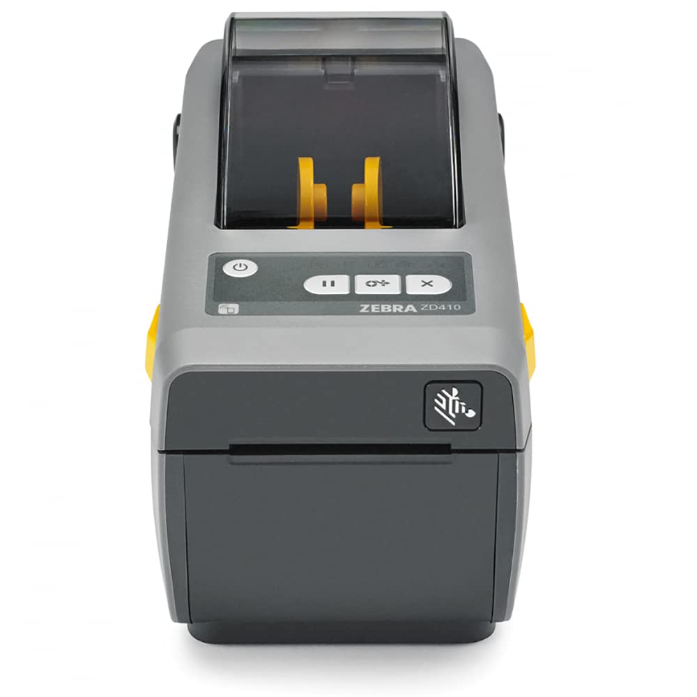 Ybpitt Zebra ZD410 Direct Thermal Only Desktop Printer - USB and USB Host, Modular Connectivity Slot - 2.2" Print Width, 203 DPI, 6 IPS, Monochrome Barcode Label Printer - ZD41022-D01000EZ JTTANDS