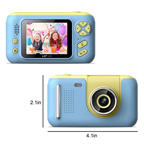 Yanvan Digital Camera 2.4 Inch Full HD 1080P Kids Camera Mini Vlogging Camera, Compact Pocket Camera Point and Shoot Camera for Kids Teens Beginners, Christmas Birthday Gift