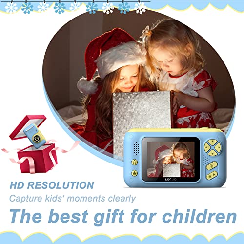 Yanvan Digital Camera 2.4 Inch Full HD 1080P Kids Camera Mini Vlogging Camera, Compact Pocket Camera Point and Shoot Camera for Kids Teens Beginners, Christmas Birthday Gift