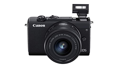 Canon EOS M200 Mirrorless Digital Camera with 15-45mm Lens International Version