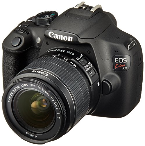 Canon EOS Kiss X70 with EF-S18-55mm F3.5-5.6 IS II - International Version (No Warranty)