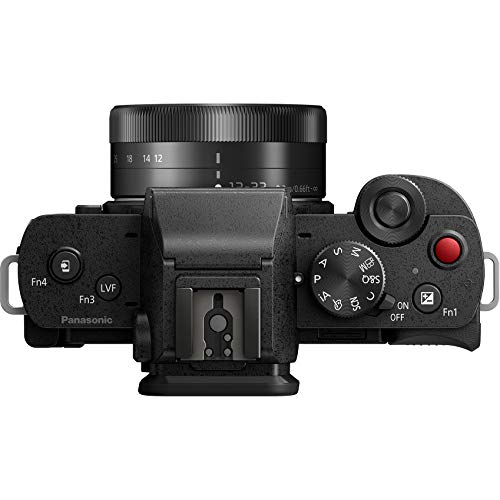 Panasonic DC-G100VK LUMIX G100 Mirrorless Camera 4K Video Vlogging Kit with 12-32mm Lens + DMW-SHGR1 Tripod Grip + 3 Battery Bundle Deco Gear Backpack + LED + Microphone + 64GB Software & Accessories